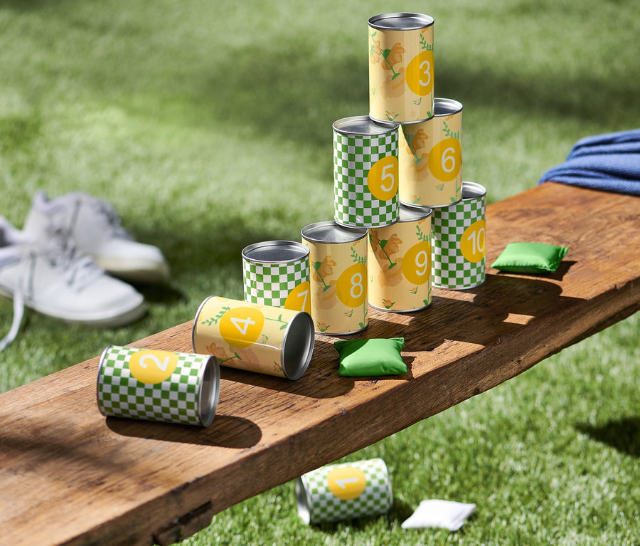 Hra zhadzovanie plechoviek Nákup v obchode Tchibo | 161967